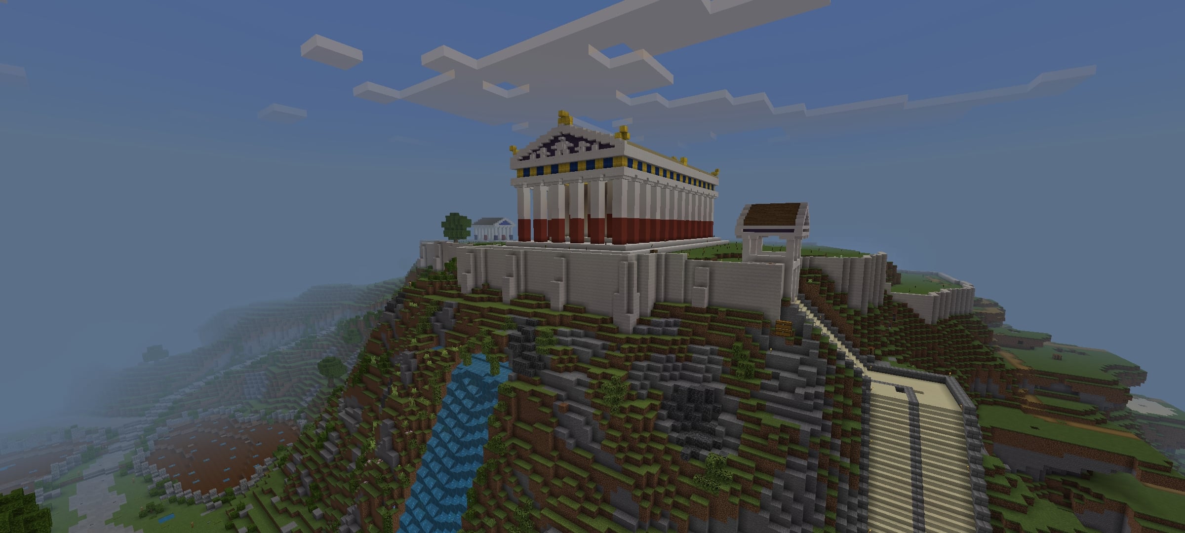 Built the Parthenon in Minecraft - MineNest, Mine Nest