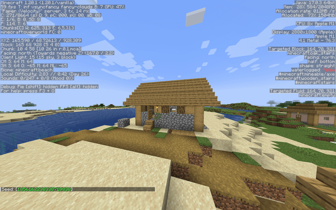 Minecraft shipwreck in villiage house (some blocks destroyed ...