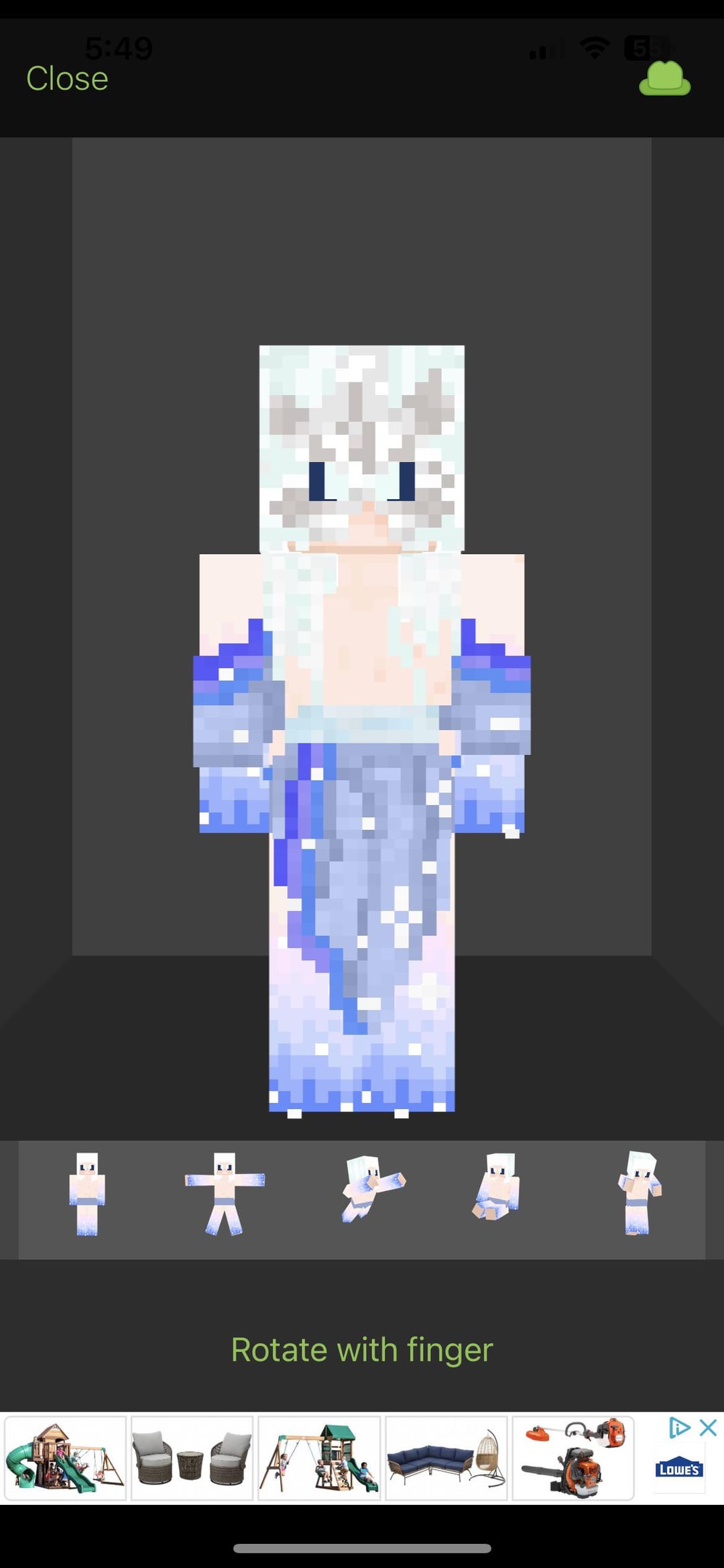 Glitched skin when in servers - MineNest, Mine Nest
