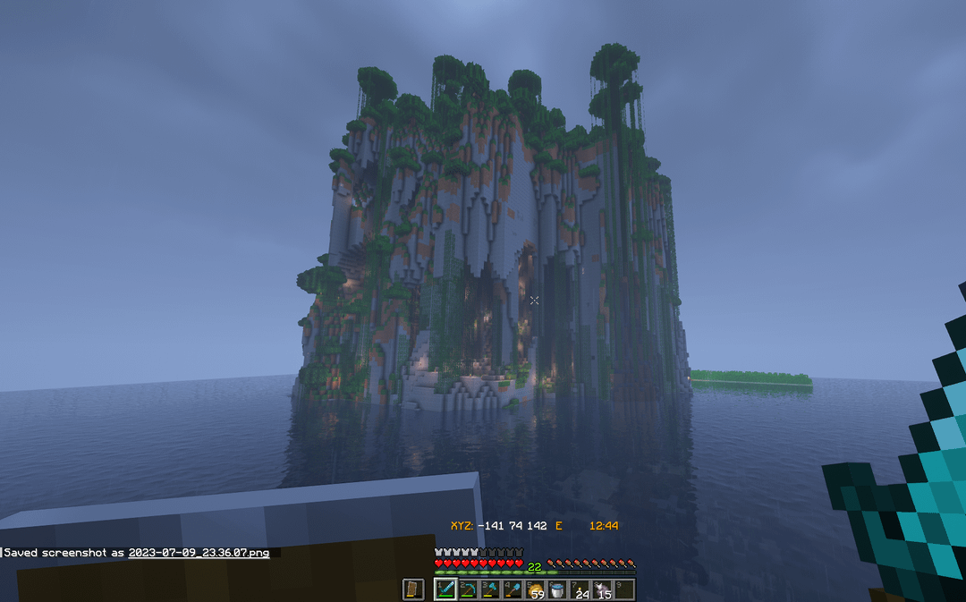 Built a Starter Jungle Village on a Survival Island, - MineNest, Mine Nest