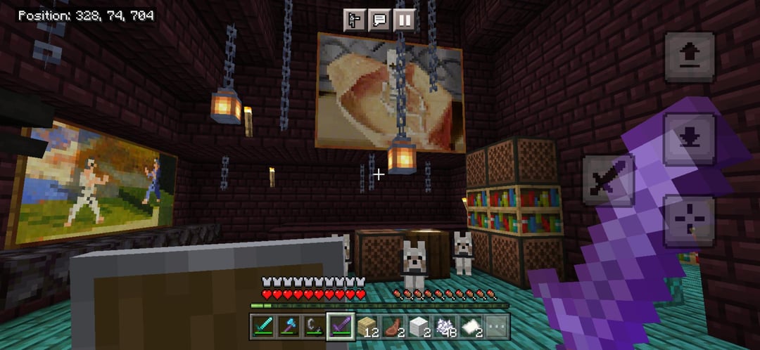 Just a dark fantasy survival home. The pyramid-like structure is a ...