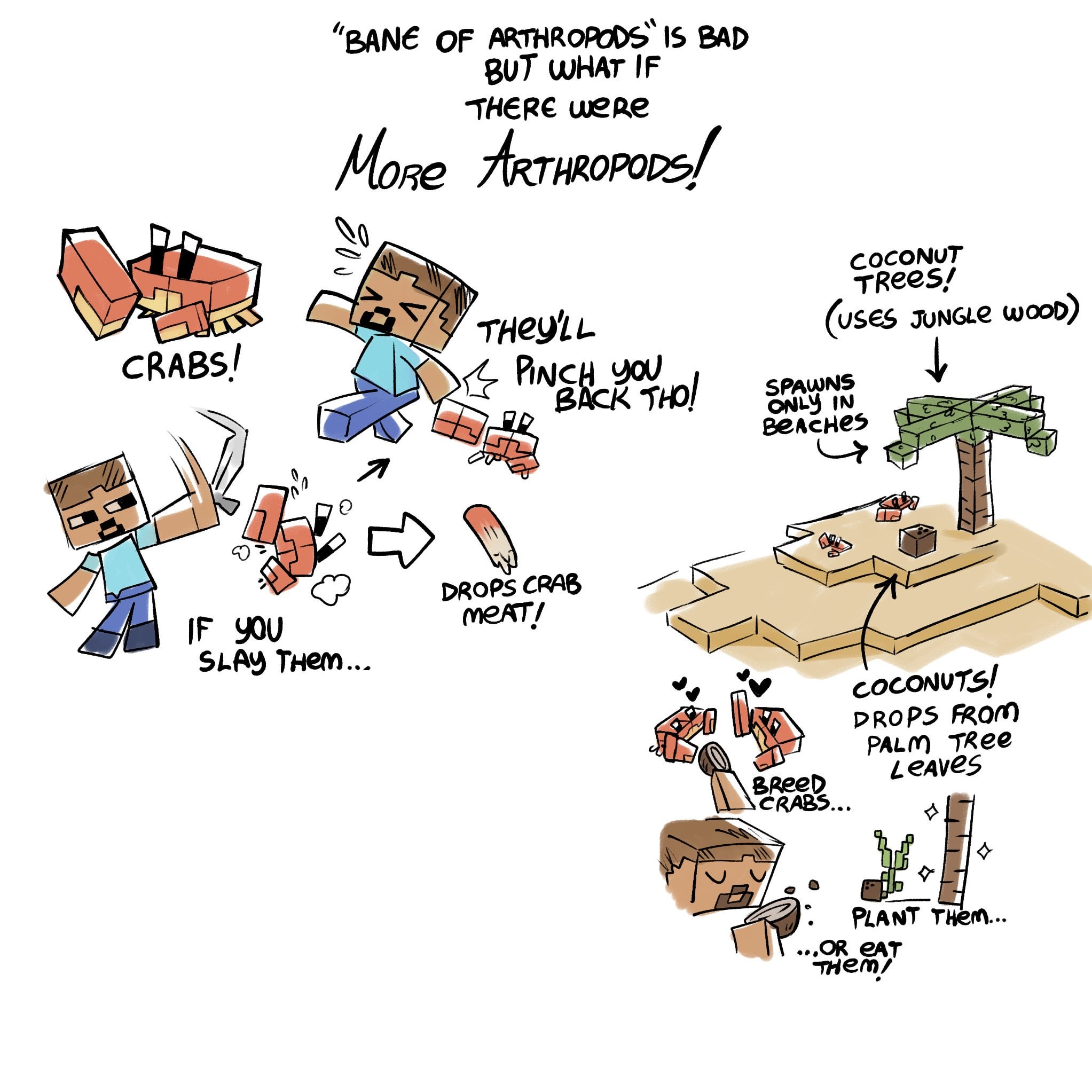 concept ideas for an update which gives more arthropod mobs to ...