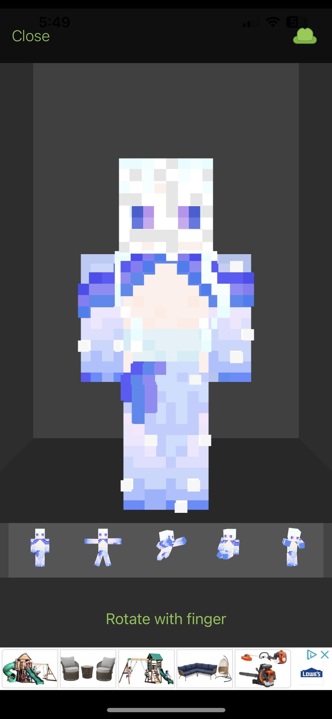 Glitched skin when in servers - MineNest, Mine Nest