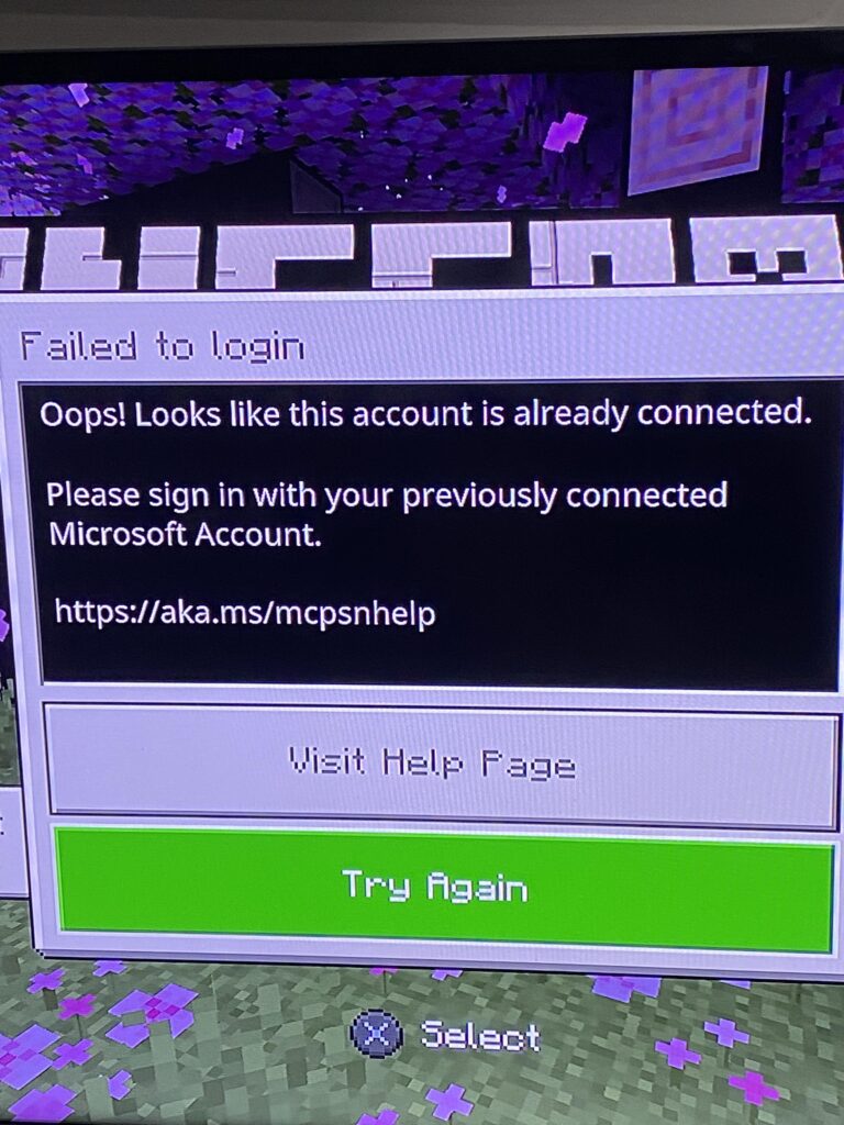 Can’t login to MC for PS4 with Microsoft account - MineNest, Mine Nest