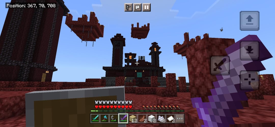Just a dark fantasy survival home. The pyramid-like structure is a ...