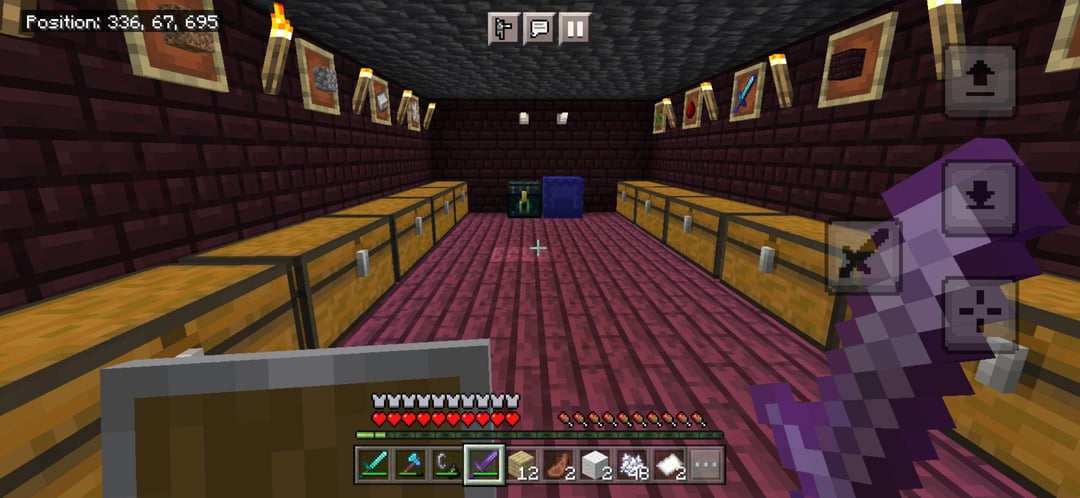 Just a dark fantasy survival home. The pyramid-like structure is a ...