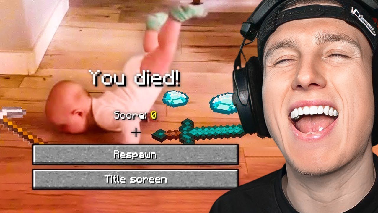 VERSUCHE nicht ZU LACHEN in Minecraft! 😂 (mit iCrimax) - MineNest, Mine Nest