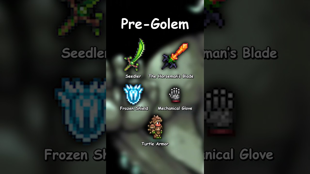 COMPLETE MELEE LOADOUT GUIDE IN 60 SECONDS 😎 #steam #terraria # ...
