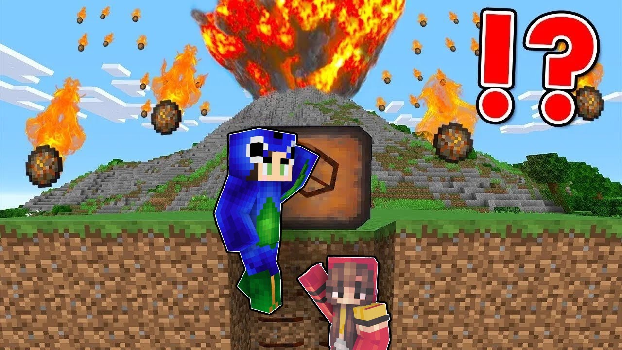 We created Bunker to Survive METEOR RAIN In Minecraft @EktaMore 😱 ...