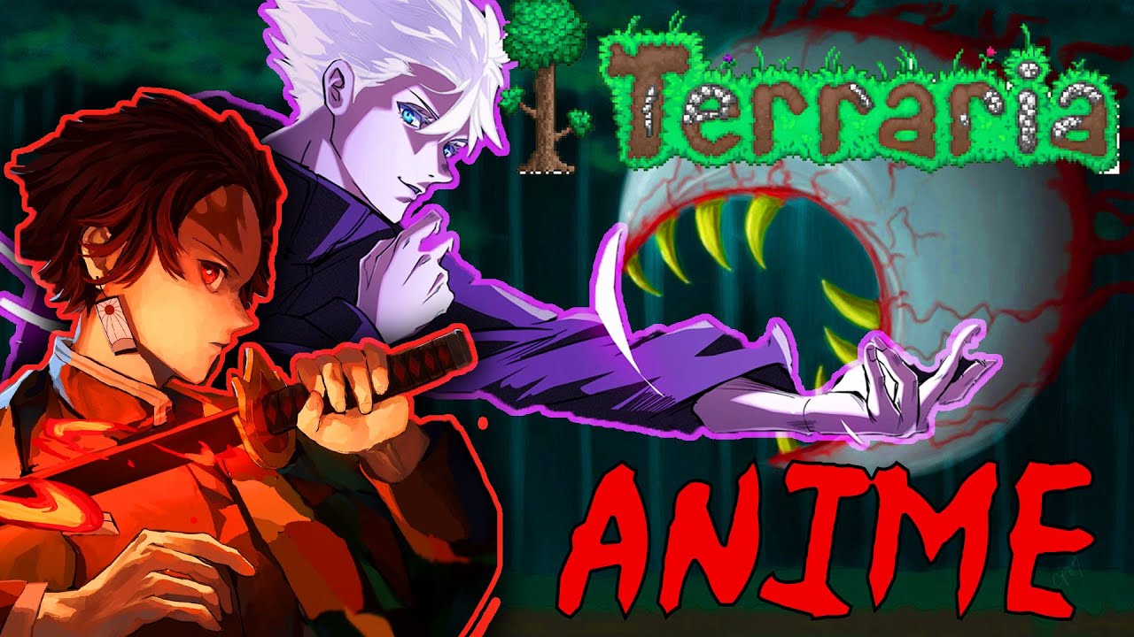 We added every Anime mod to Terraria and it was INSANE - MineNest, Mine ...