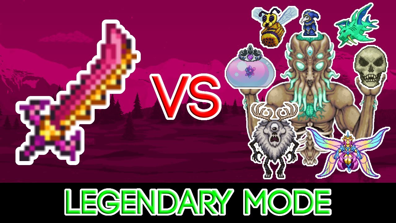 Terraria 1.4.4.7 - Star Wrath vs ALL Bosses (Legendary Mode) - MineNest ...