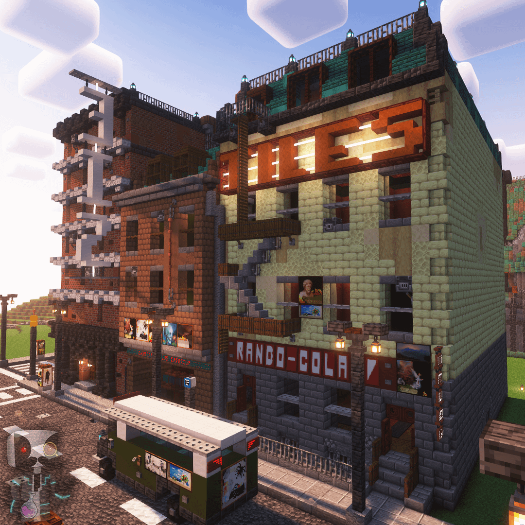 My Dieselpunk city block is coming along nicely with the addition of ...