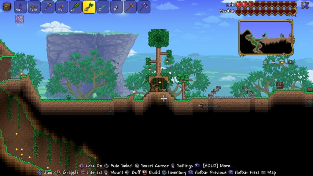A build I made for the dryad ( she died during the goblin army ...