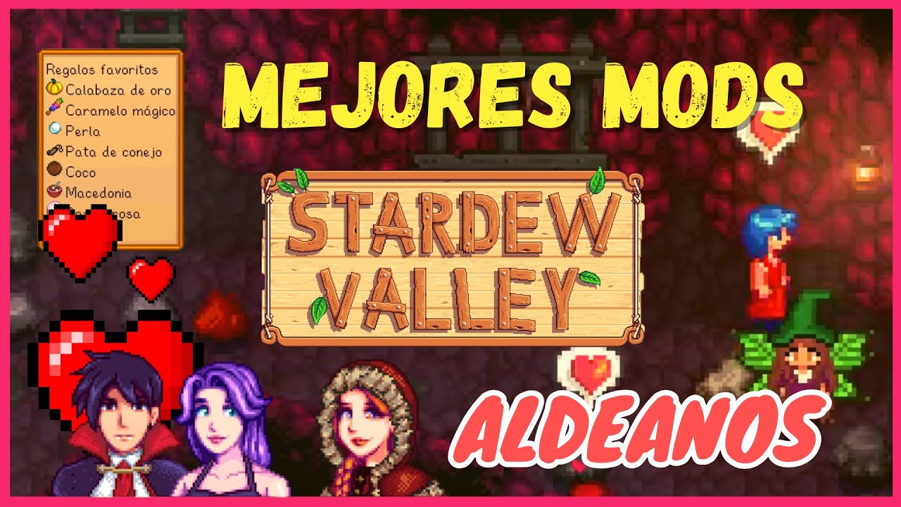 10 𝐌𝐄𝐉𝐎𝐑𝐄𝐒 MODS de STARDEW VALLEY 🌼 para NPCS y aldeanos 👩‍👦‍👦 ...