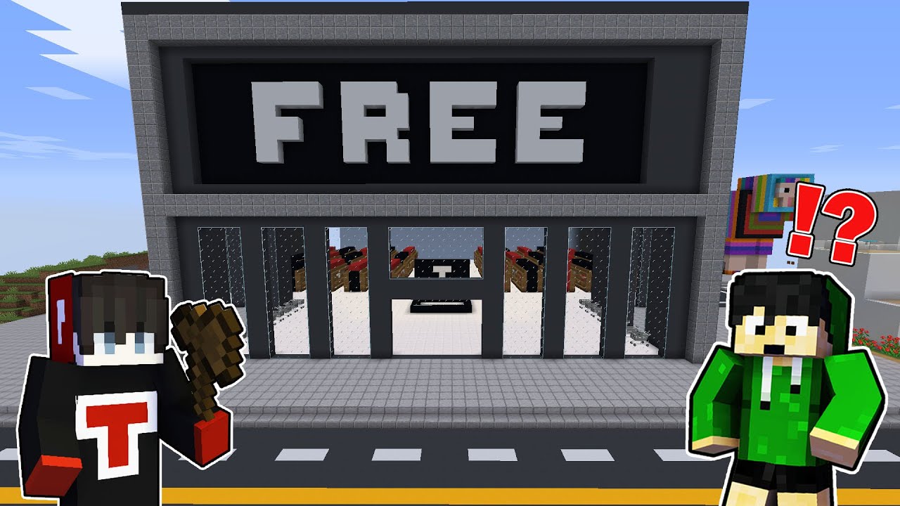 TankDemic Built A Free Store In OMO CITY😂 | Minecraft ( Tagalog ...