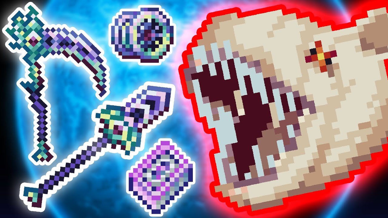 ALL Terraria ZENITH WEAPONS vs ECHDEATH - MineNest, Mine Nest