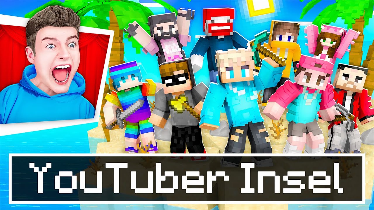 Ich bin NEU auf der YOUTUBER INSEL in Minecraft! - MineNest, Mine Nest