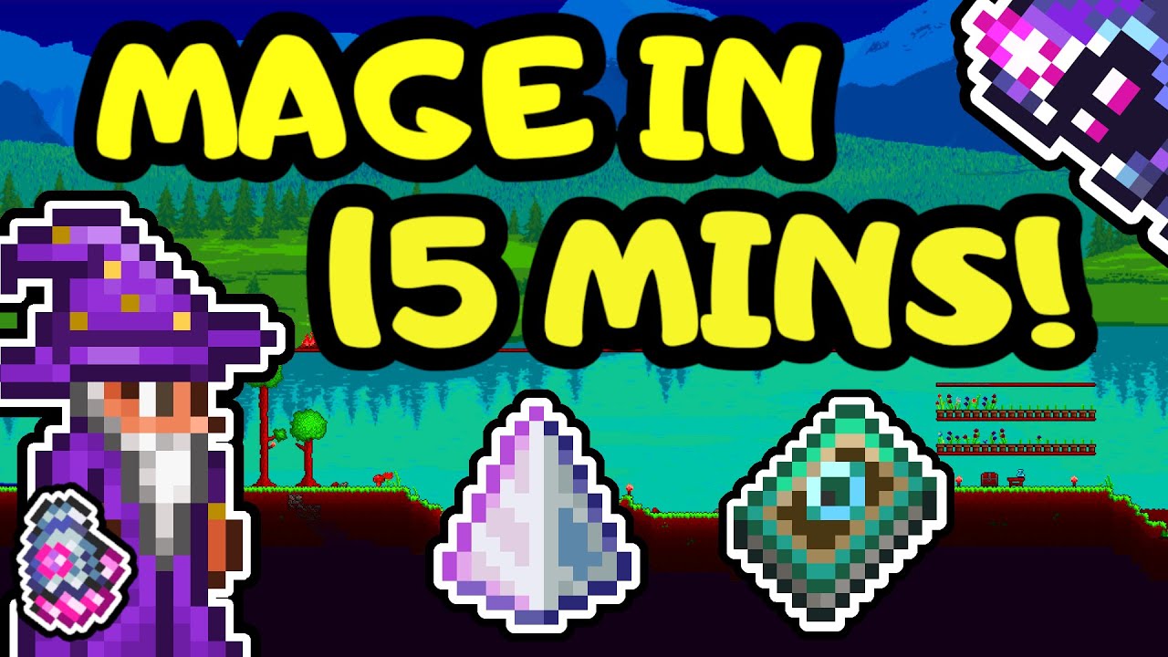 Terraria Mage Guide in 15 Minutes! Terraria 1.4 Mage Progression ...