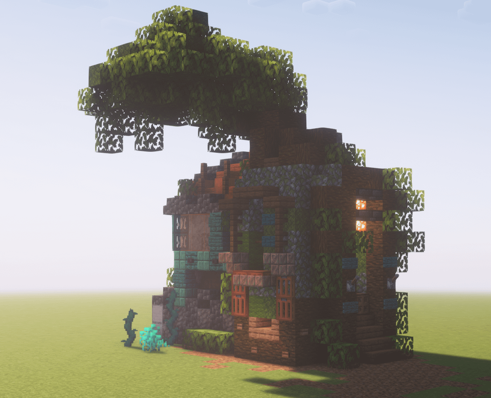 jungle biome type base i made - MineNest, Mine Nest