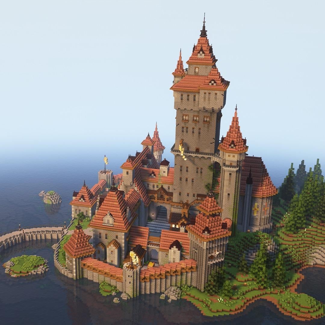 We built the „Medieval Castle on Water“! How do you like it? - MineNest ...