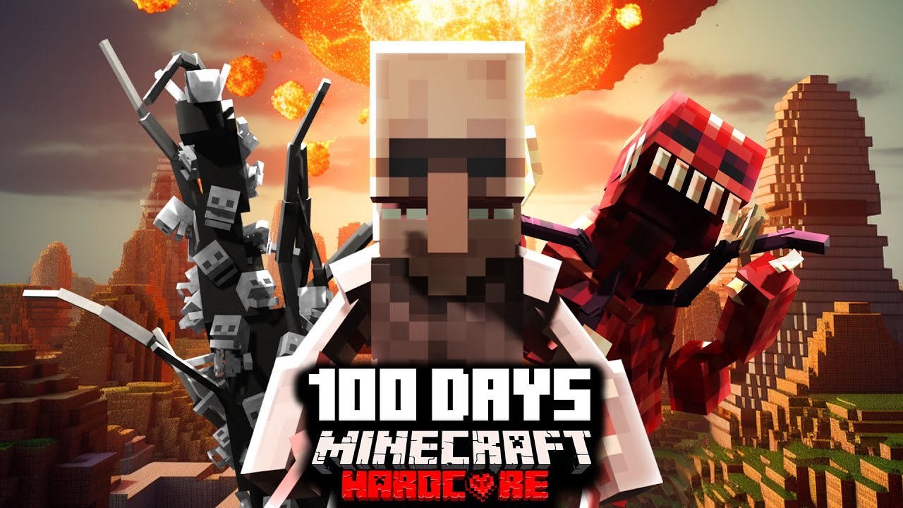 I Survived 100 Days in a Nuclear Parasite Apocalypse in Hardcore ...