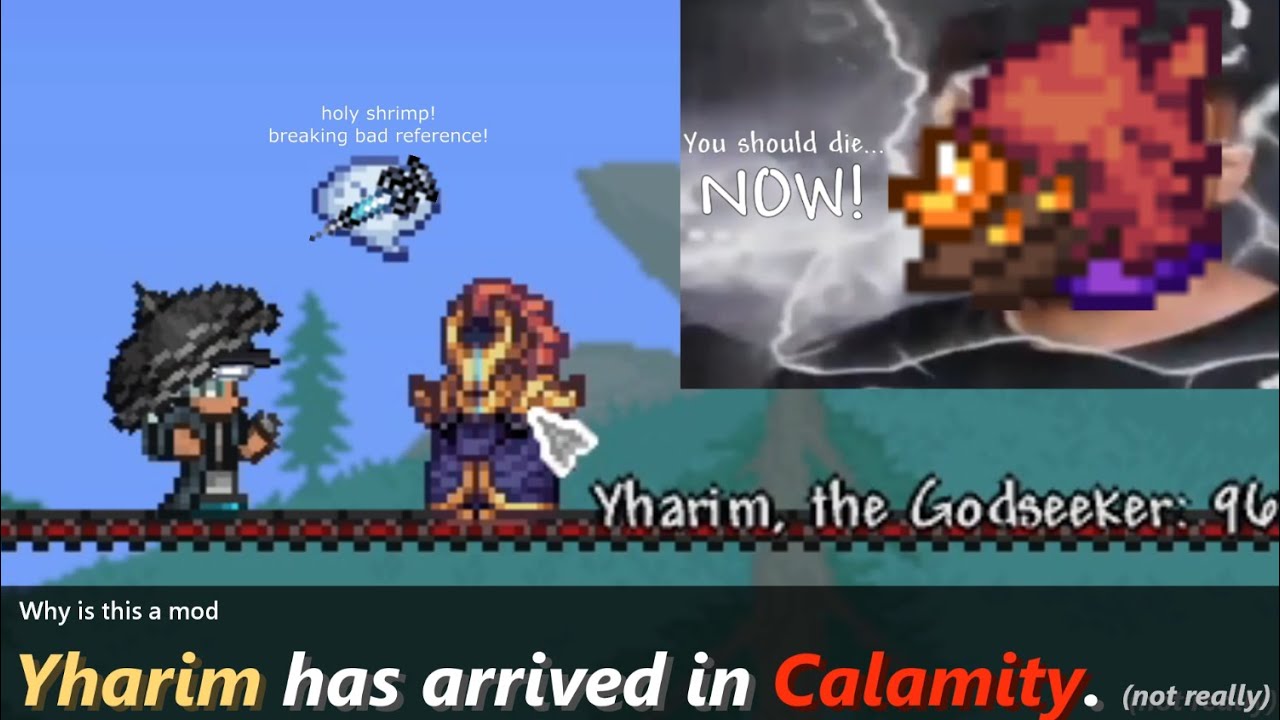Yharim is finally added to Terraria Calamity!? ─ The Yharim Town NPC is ...