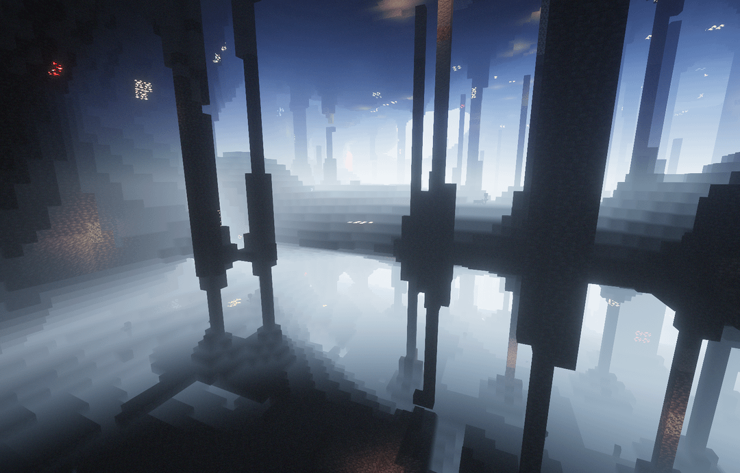 Absolutely insane cave generation with two levels and pillars, you ...