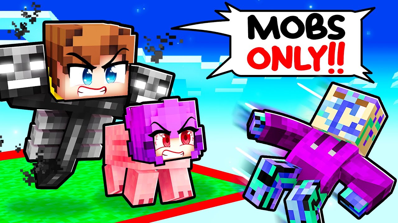 ONE BLOCK But We're MOBS in Minecraft! - MineNest, Mine Nest