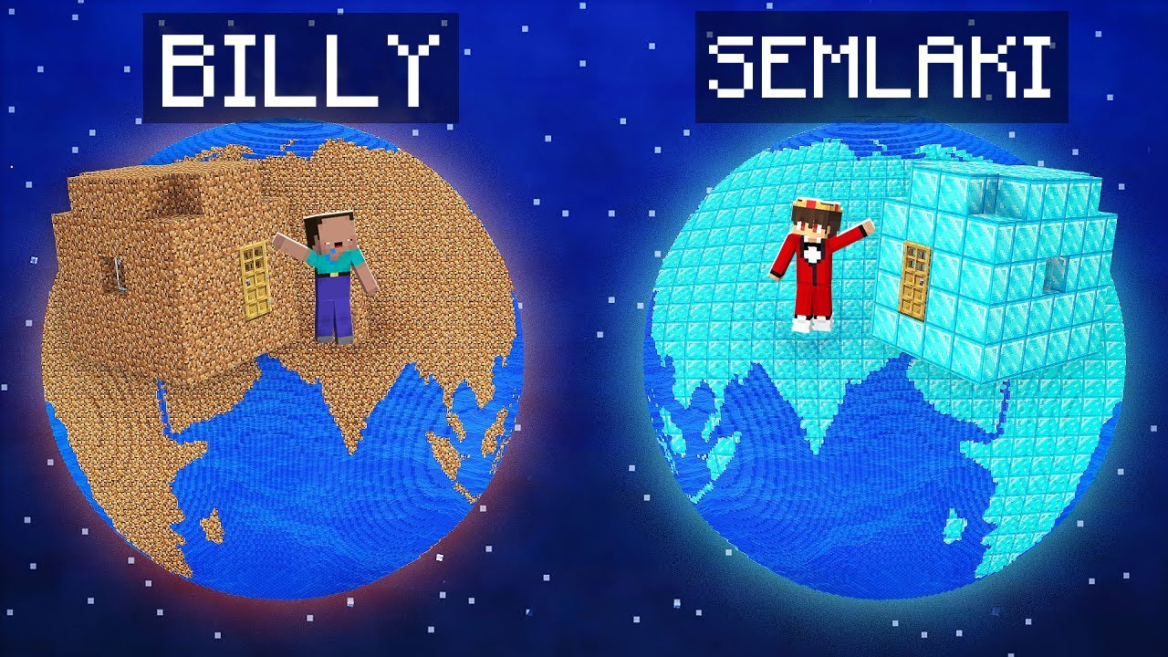 Billy Arm vs Semlaki Reich PLANET Bau Challenge in Minecraft - MineNest ...