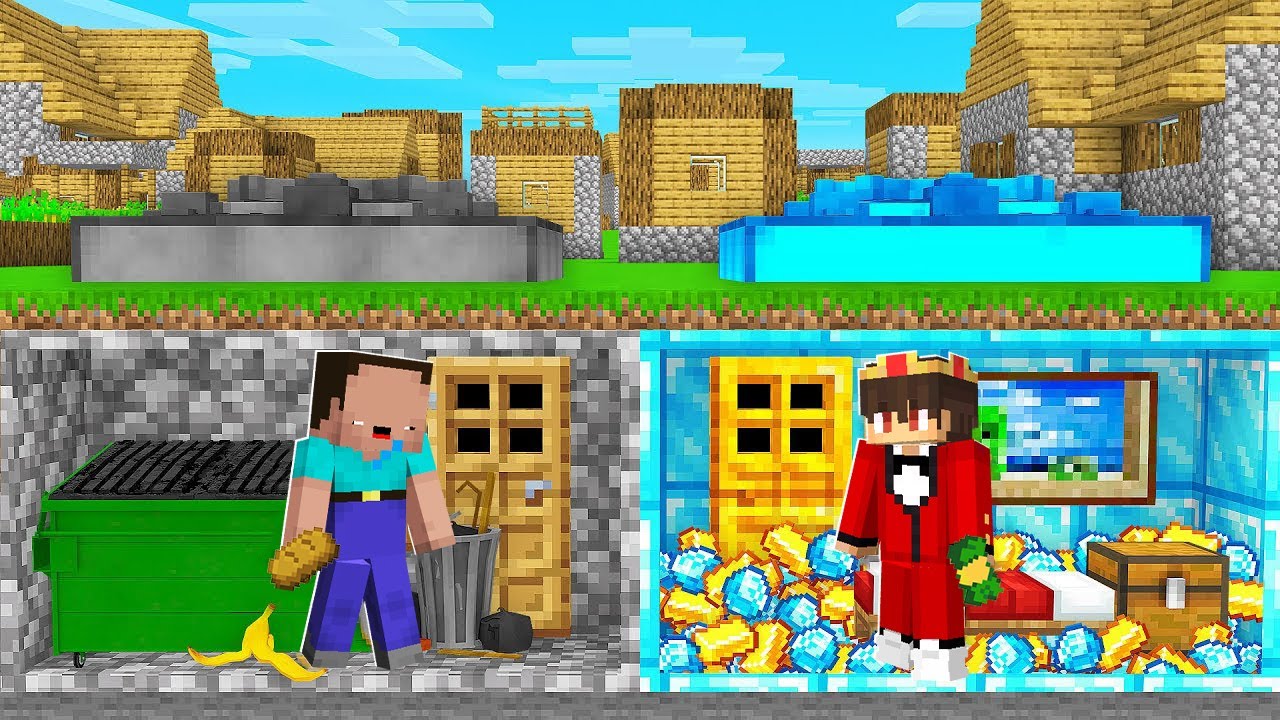 Billy Arm vs Semlaki Reich BUNKER Bau Challenge in Minecraft - MineNest ...