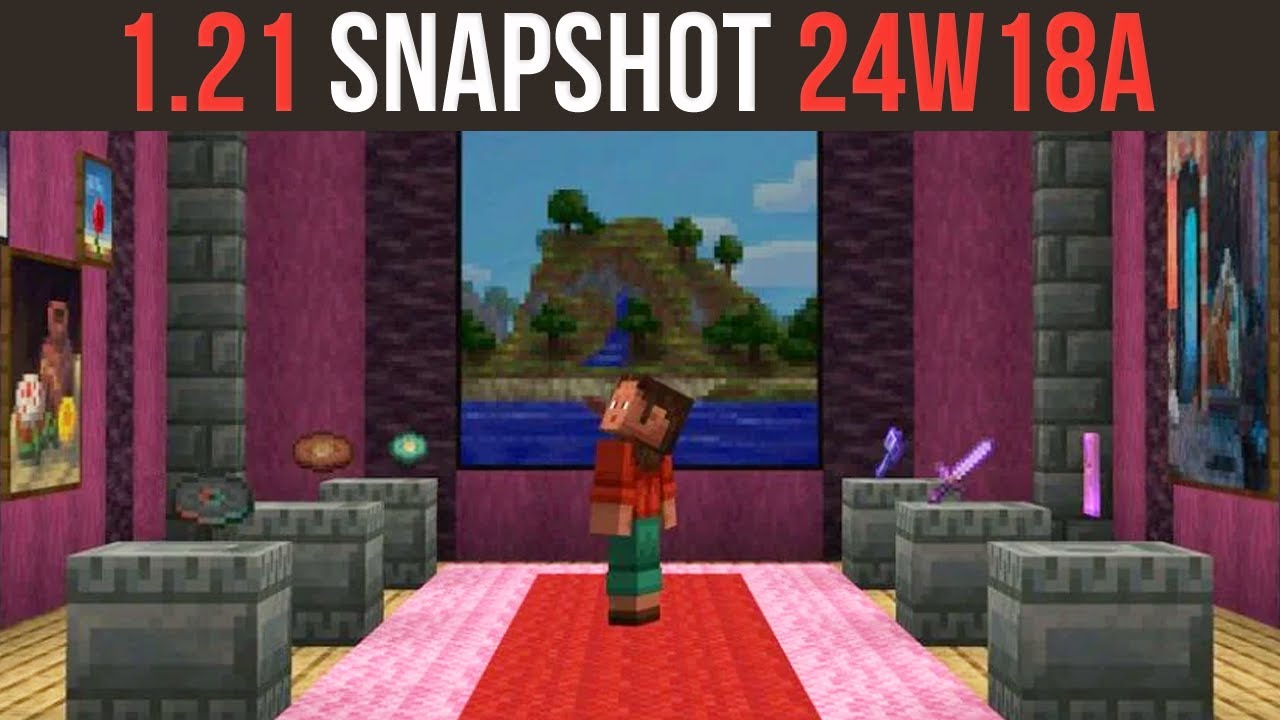 Minecraft 1.21 Snapshot 24W18A | Add Your Own Paintings & New Enchantment System - MineNest ...