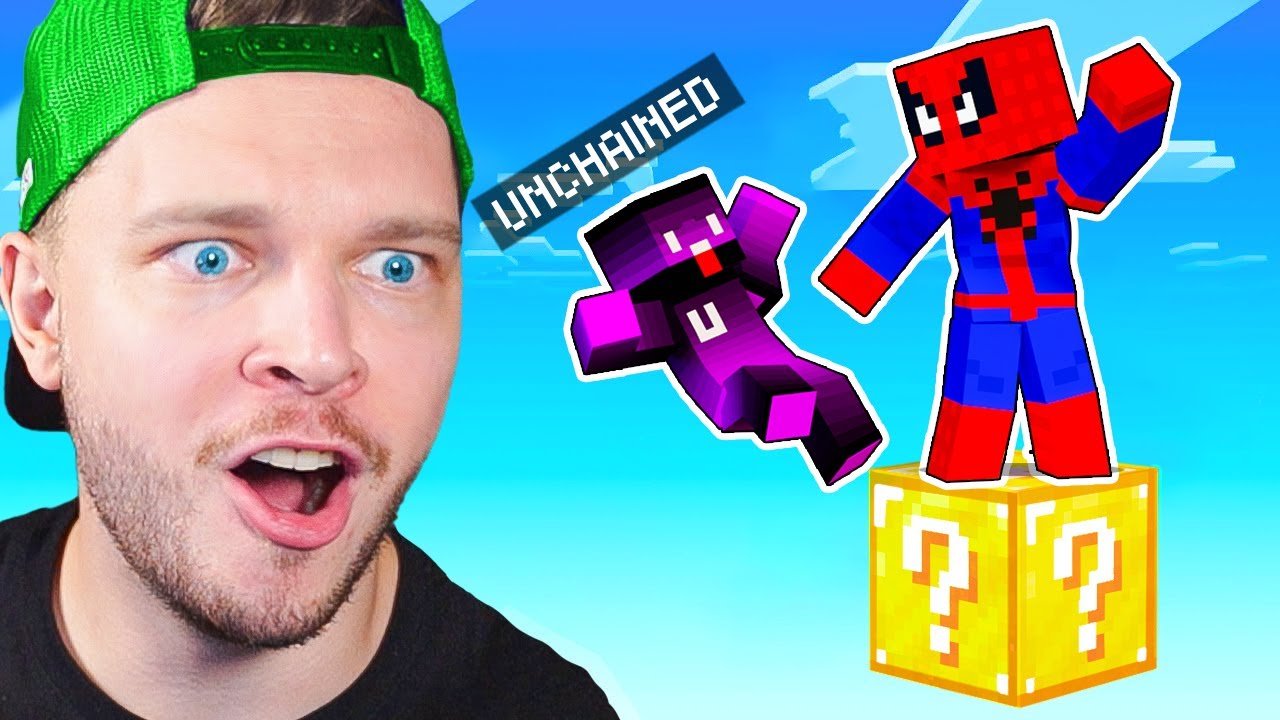 J’ai Survécu sur 1 SEUL LUCKY BLOC sur Minecraft ! (ft. Unchained ...