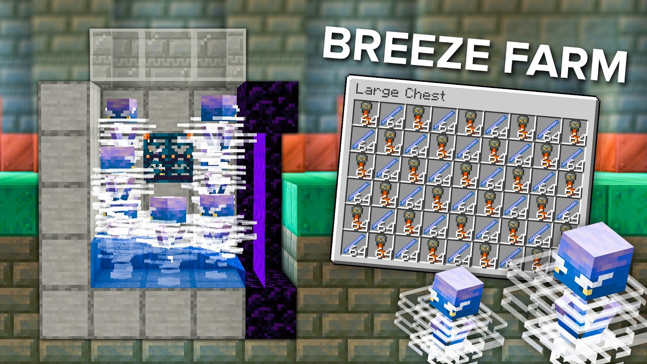Minecraft EASY Breeze Farm - Get Trial Keys and Breeze Rods - MineNest ...
