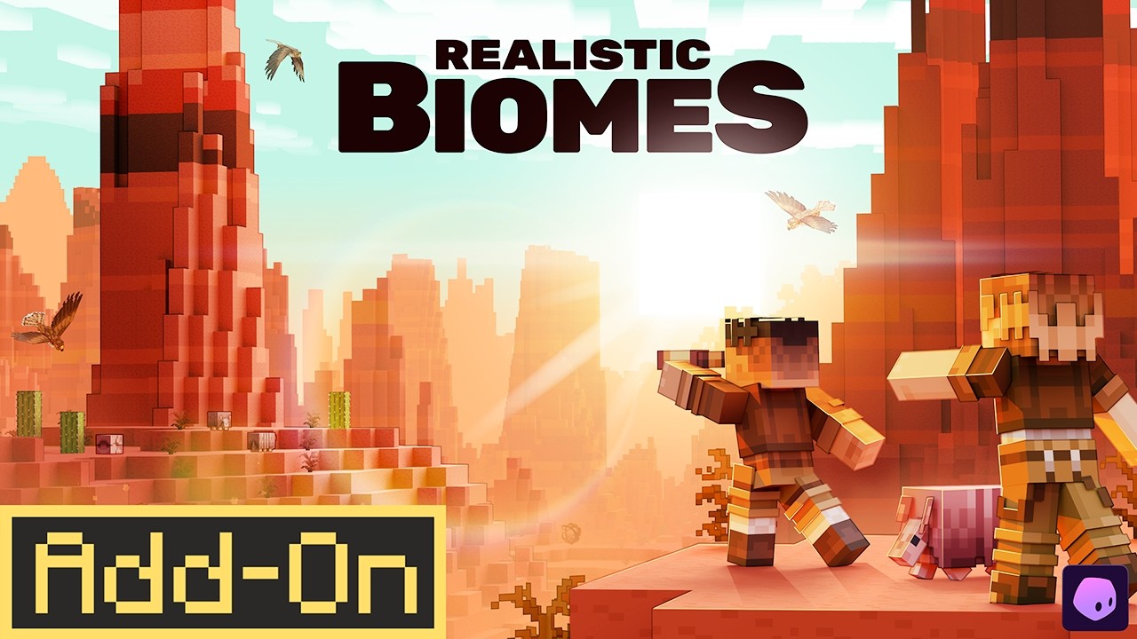 Realistic Biomes ADDON - The Most Immersive Minecraft Survival Experience EVER in-depth review ...