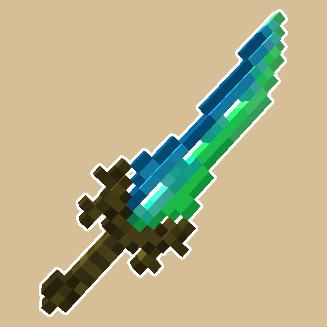 I made a Voxel/Minecraft-style Terra Blade. - MineNest, Mine Nest