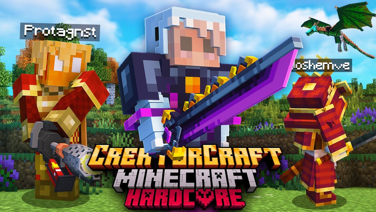 I Survived 100 Days in a MODDED YOUTUBER SMP in Hardcore Minecraft ...