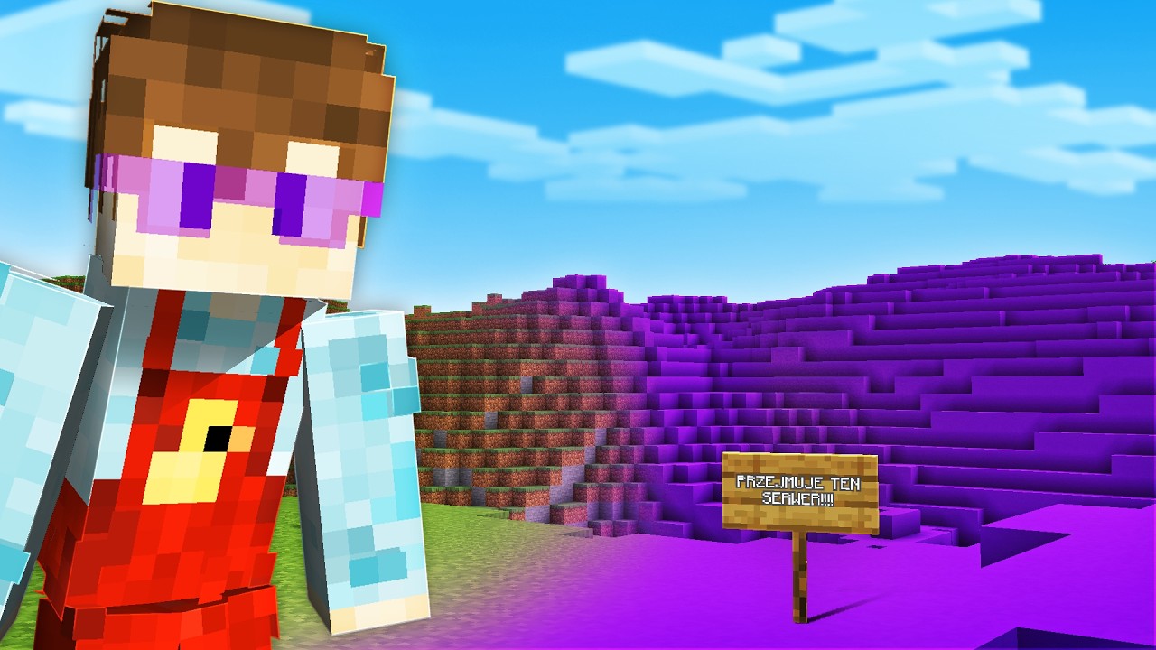 Dlaczego ZAMIENIŁEM CAŁY SPAWN na FIOLETOWO na REBORN SMP... - MineNest ...
