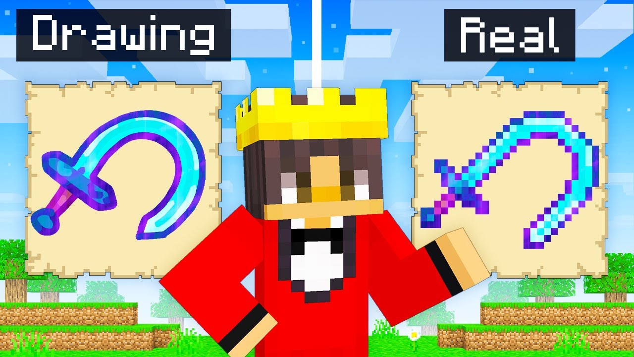 Mongo Gets ANYTHING HE DRAWS In Minecraft! - MineNest, Mine Nest