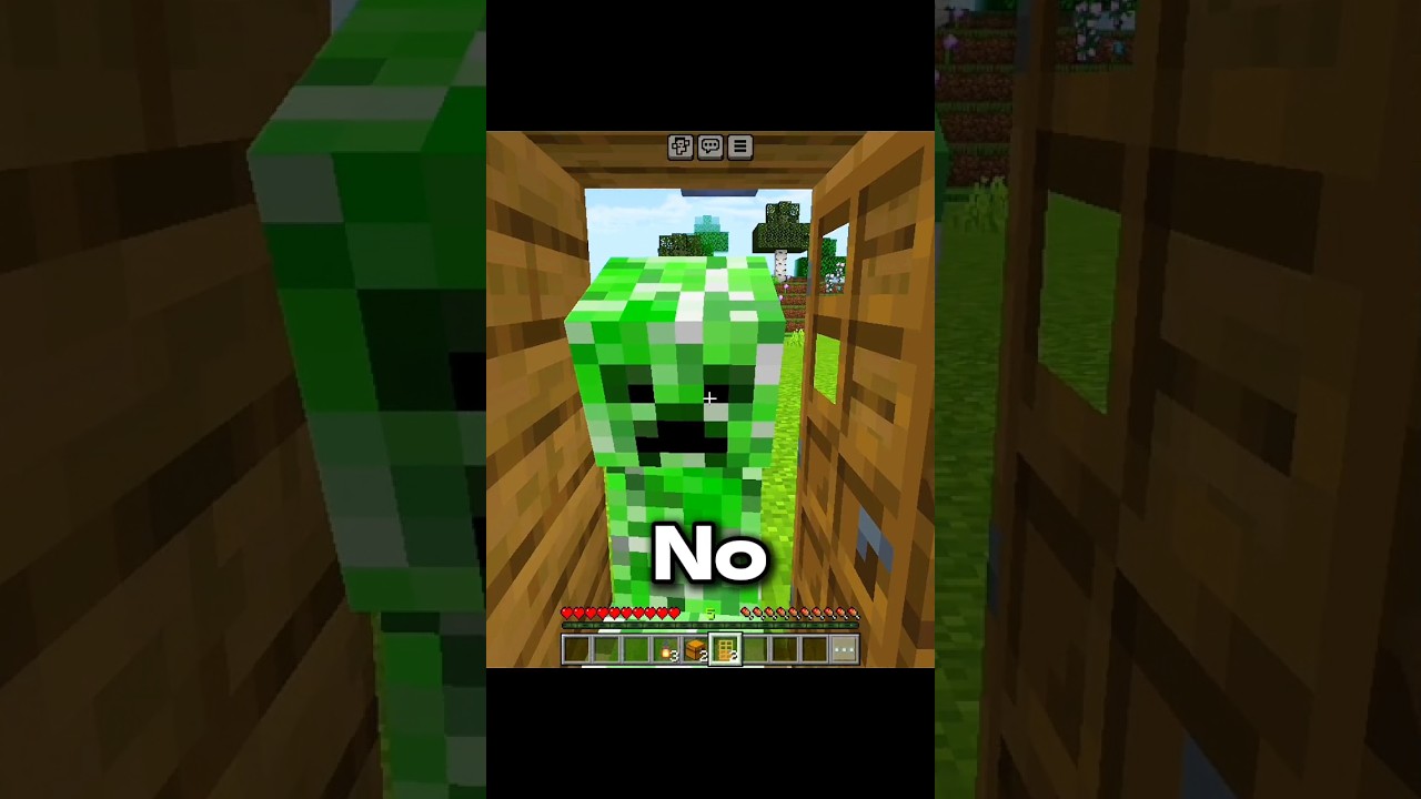 Minecraft: I thought the creeper was bad 🤧 but it's good 🥰💖 #trending # ...