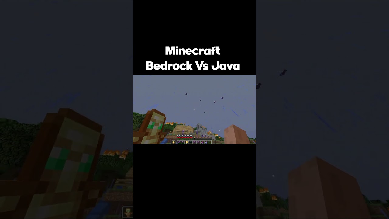 Minecraft Bedrock Vs Java Servers #minecraft #minecraftmemes - MineNest ...