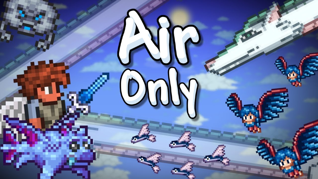 Can You Beat MASTERMODE Terraria With ONLY AIR? - MineNest, Mine Nest