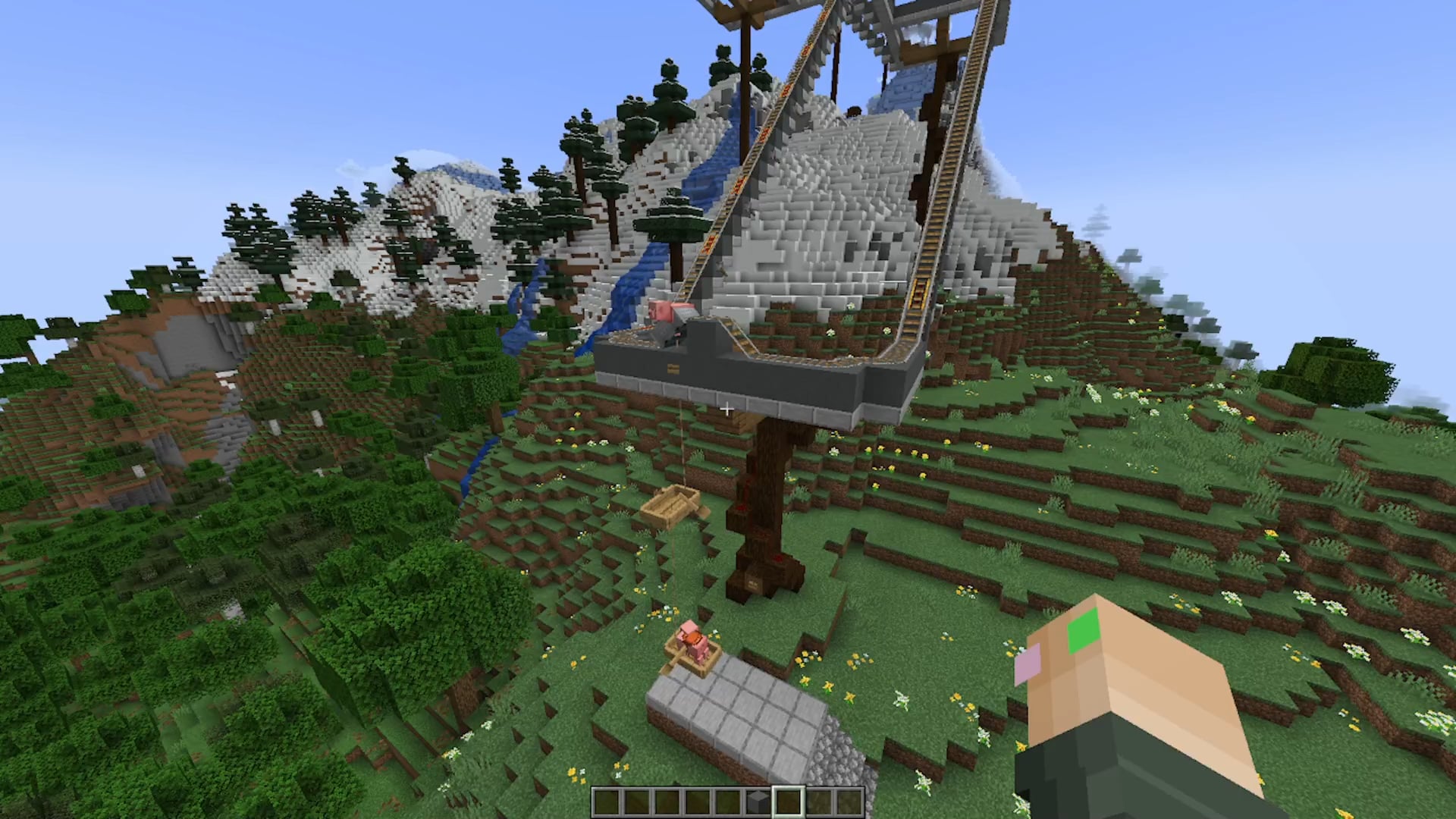 With the new snapshot, you can now make a working ski lift! - MineNest ...