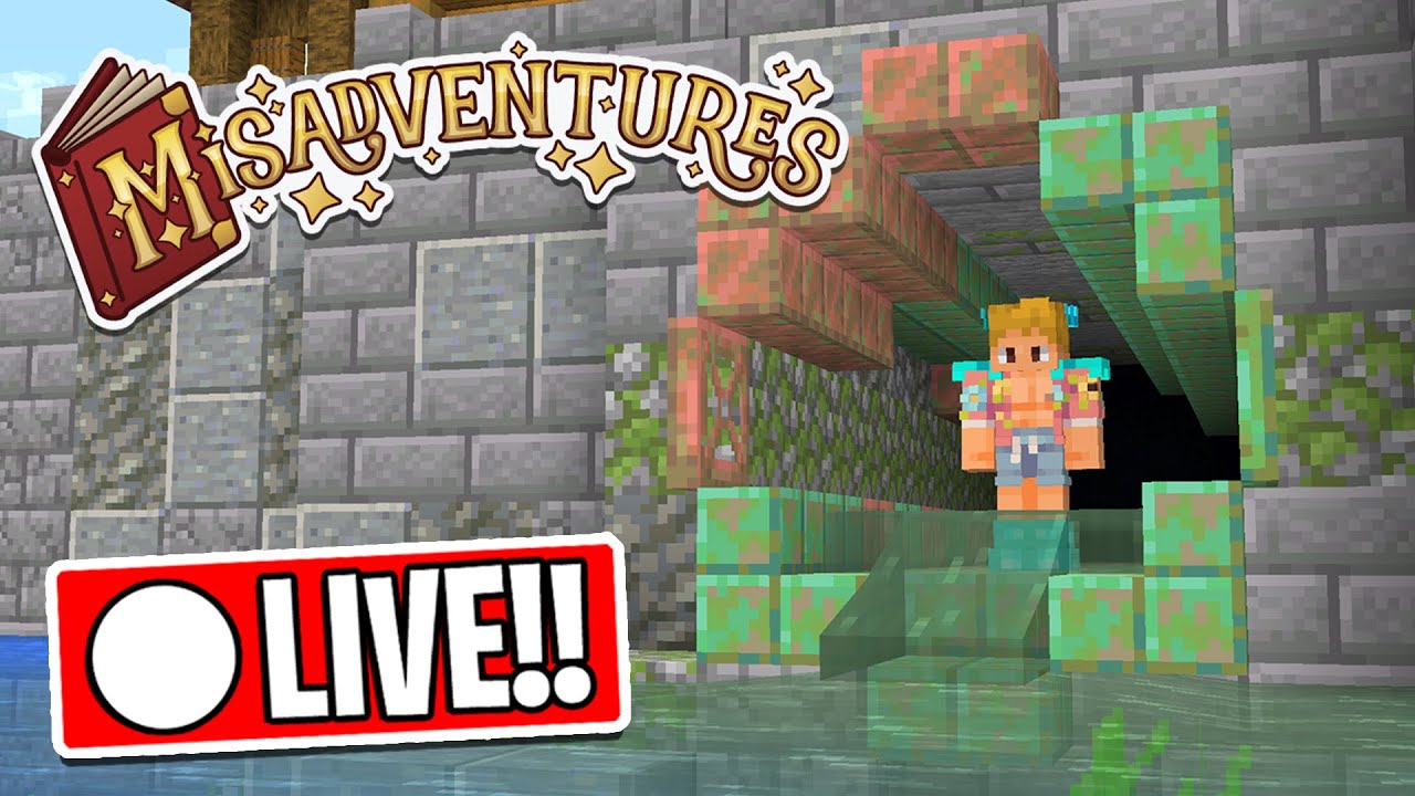 🔴 HUGE LEVELING DAY TODAY!! | Minecraft Misadventures SMP LIVE ...
