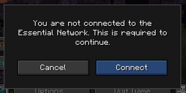 Not able to connect to Essential network issue - MineNest, Mine Nest