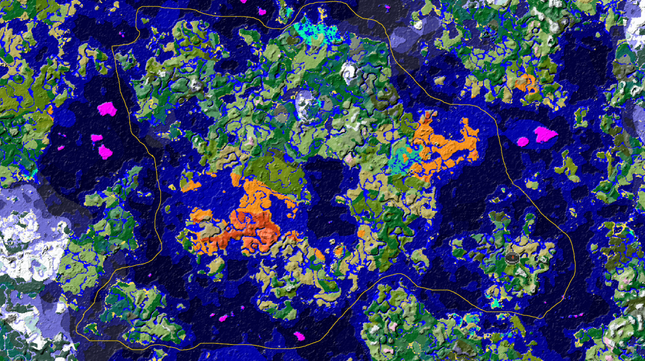 Massive Continent Seed - MineNest, Mine Nest
