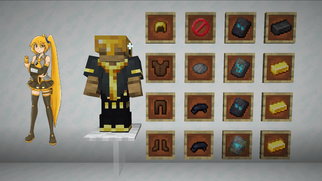 Vocaloid Armor Trim Sets - MineNest, Mine Nest