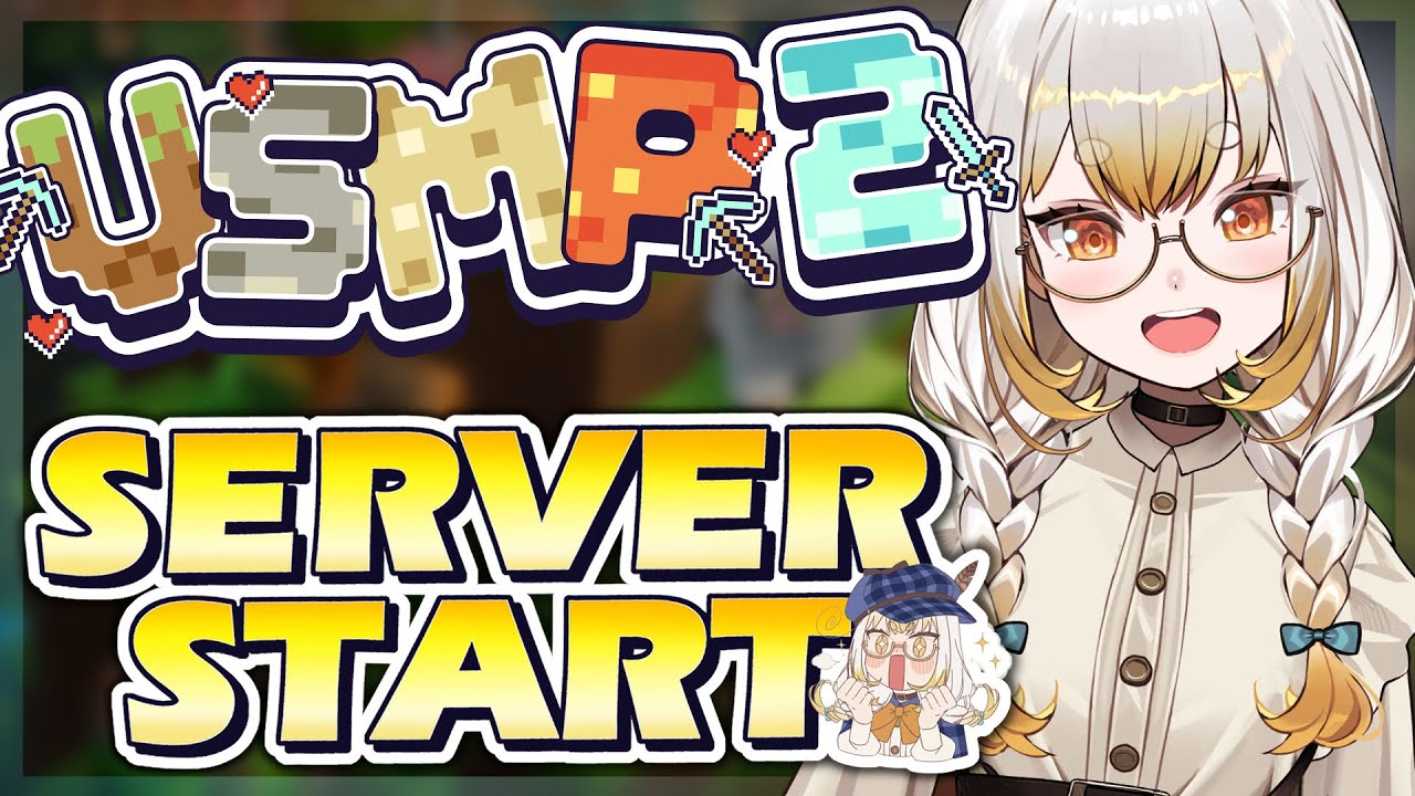 VSMP 2 Server Start!!🎉 Opening The Huge VTuber Minecraft Server! 【VSMP ...
