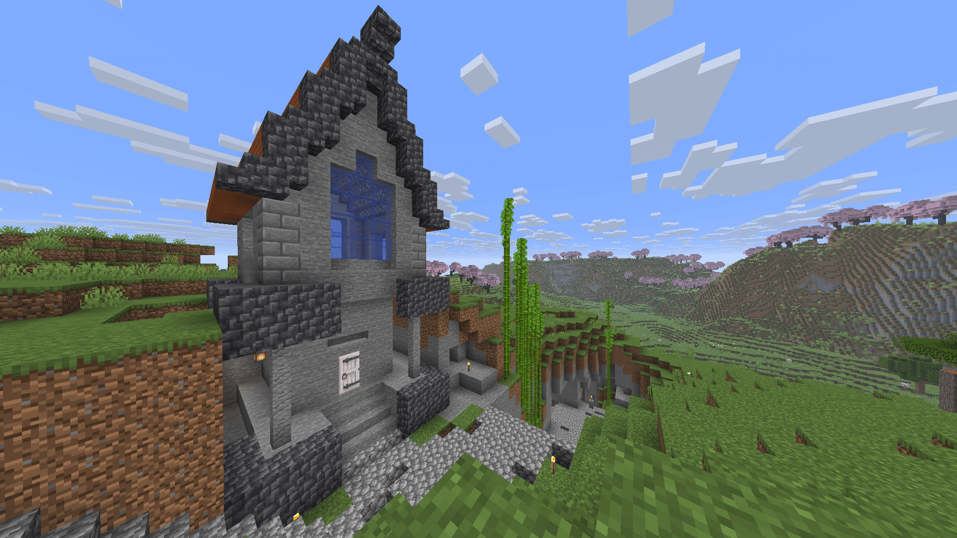 Starter base update, added some accents and a ceiling inside ...