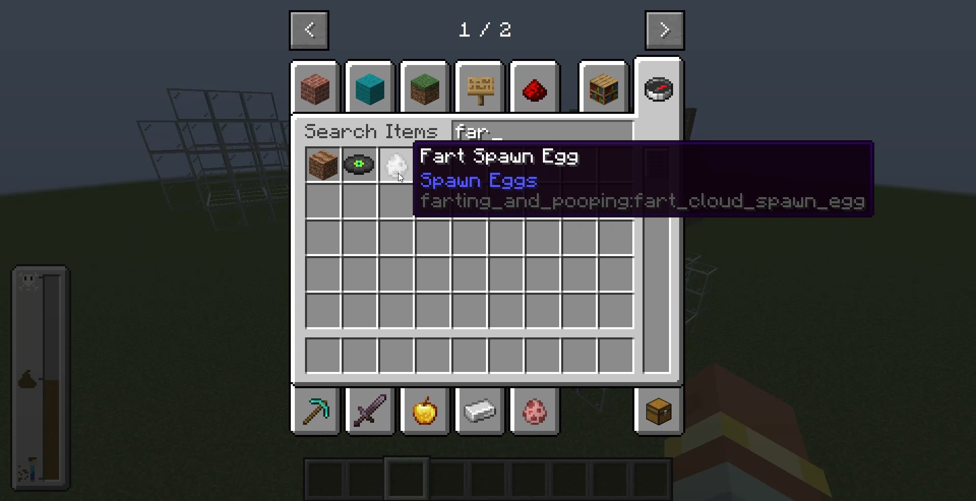 "Farting and Pooping" mod new fart mechanics - MineNest, Mine Nest