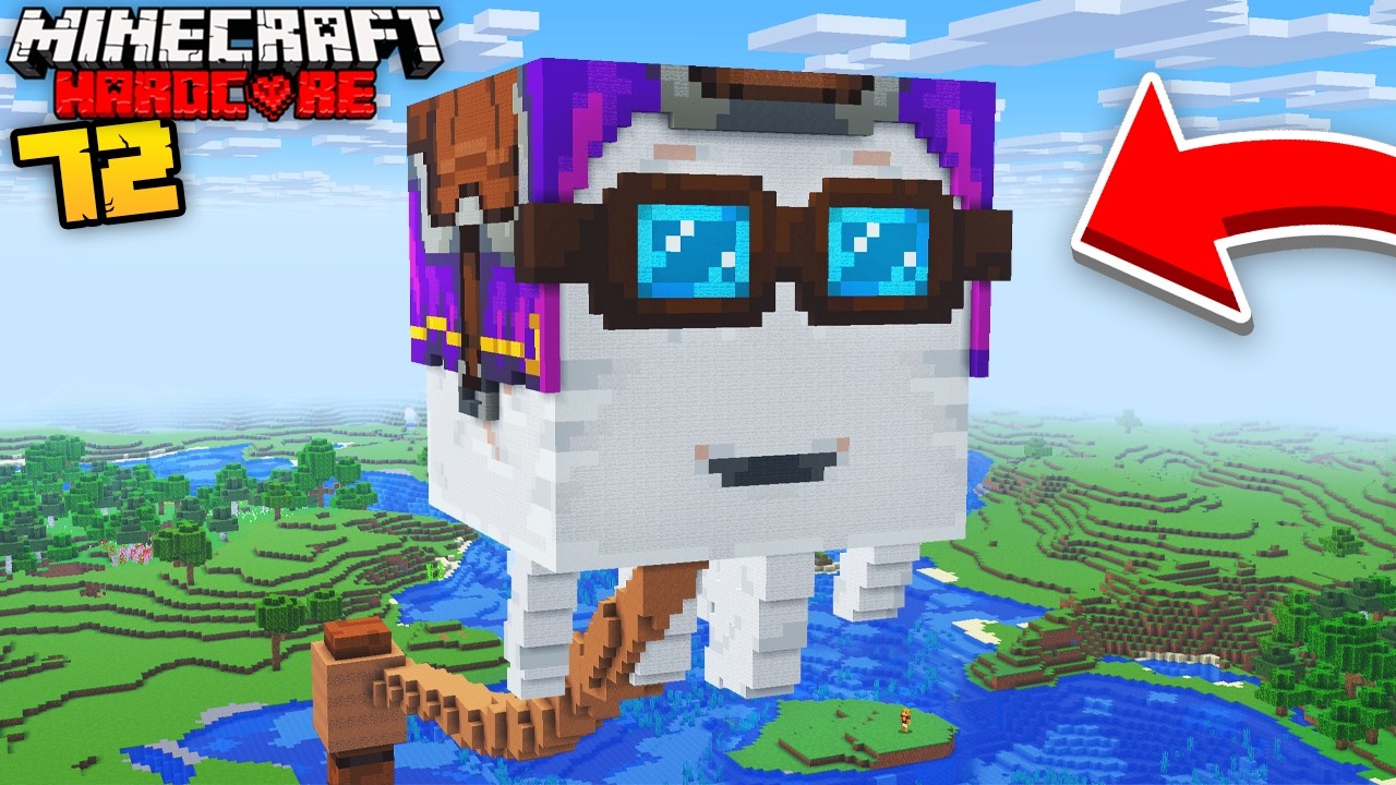 I Built a MASSIVE Happy Ghast in Minecraft Hardcore - MineNest, Mine Nest